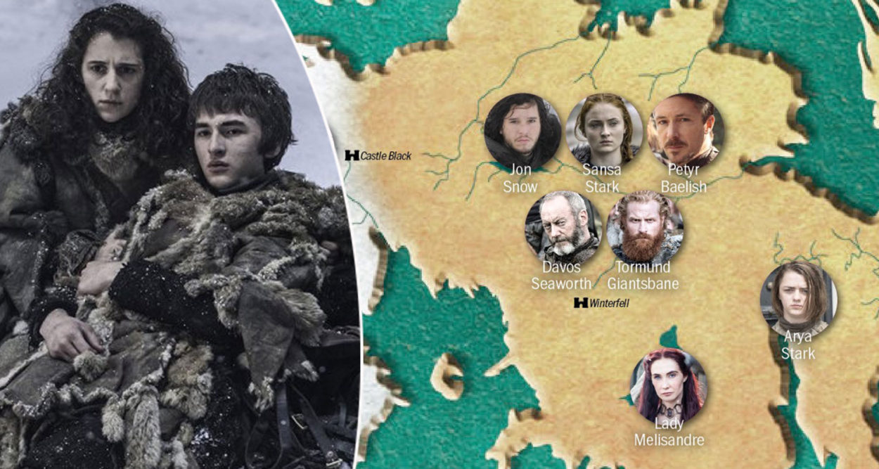 UNIK KARTA: Hitta rätt i Westeros i ”Game of thrones” - Game of thrones